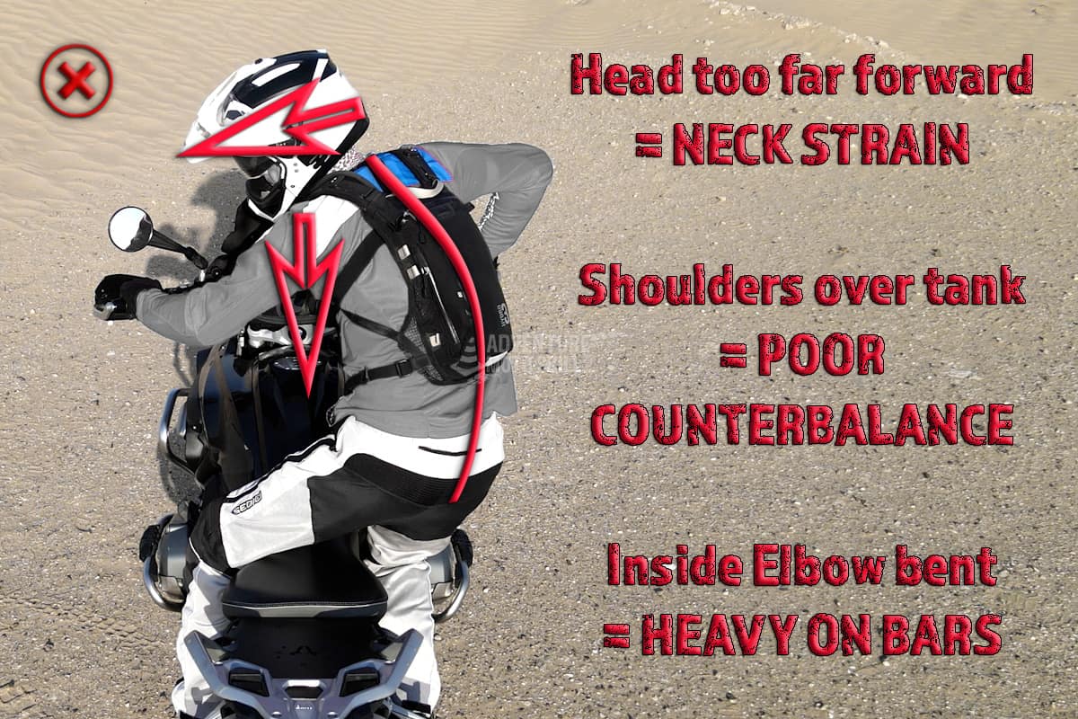 Upper Body Posture Tips for Off-Road ADV Motorcyclists - ADVMotoSkillZ
